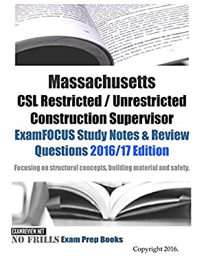 Massachusetts CSL Restricted / Unrestricted Construction Supervisor ...