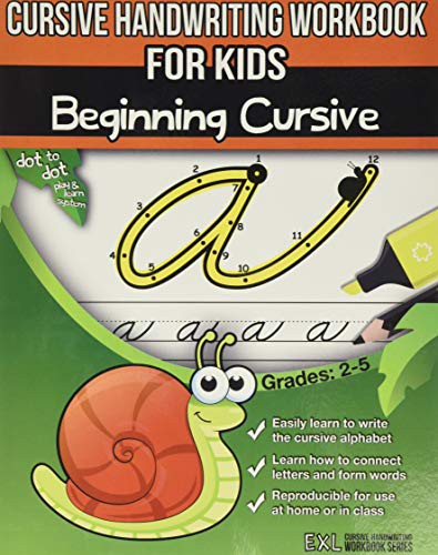 Cursive Handwriting Workbook for Kids : Beginning Cursive used book by ...