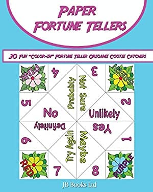 Paper Fortune Tellers! : 30 Fun Color-In Fortune Teller Origami Cootie ...