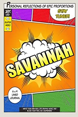 Superhero Savannah: A 6 x 9 Lined Journal book by One Jacked Monkey ...