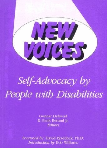 New Voices : Self-Advocacy by People with Disabilities used book by ...