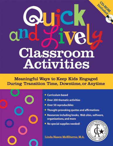 Quick and Lively Classroom Activities : Meaningful Ways to Keep Kids ...