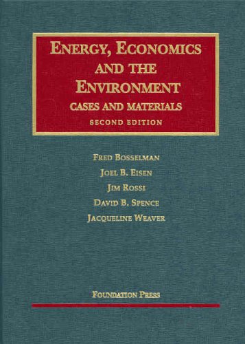 Energy, Economics and the Environment used book by Fred Bosselman ...