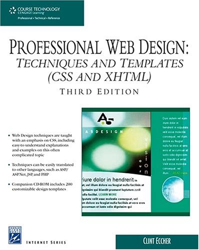 Professional Web Design : Techniques and Templates (CSS and XHTML) used ...
