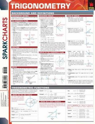 Trigonometry book by SparkNotes Staff: 9781586636258