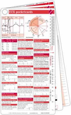 ECG Pocketcards (3-Card Pkg) book: 9781591030034