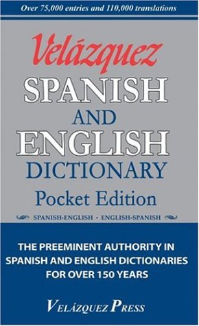 Velazquez Spanish and English Dictionary : Pocket Edition used book by ...