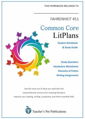 Common Core LitPlans Student Workbook Fahrenheit 451 book by Mary B ...