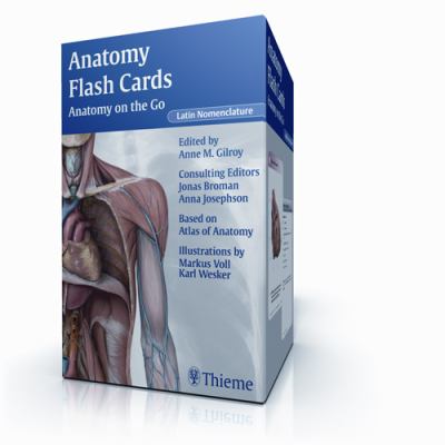 Anatomy Flash Cards (Latin Nomenclature Version) book by Anne M. Gilroy ...