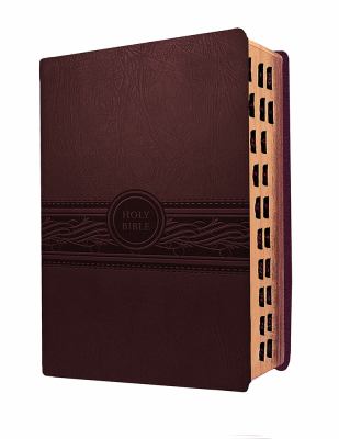 MEV Bible Personal Size Large Print Cherry Brown Indexed : Modern ...