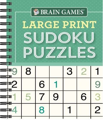 Brain Games Large Print Sudoku book by Publications International: 9781640304598