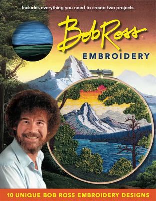 Bob Ross Embroidery book by Deborah Wilding: 9781645175391