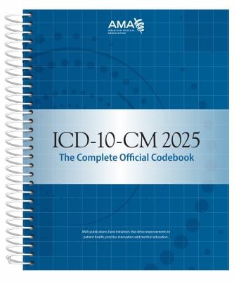 ICD-10-CM 2025 the Complete Official Codebook book by American Medical ...