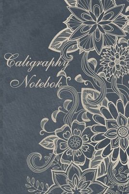 Caligraphy Notebook: Bank lined calligraphy notebook for hand lettering ...
