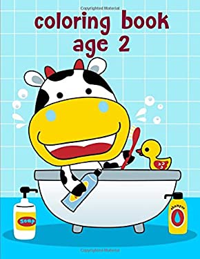 Coloring Book Age 2 : Coloring Pages with Funny Animals, Adorable and ...