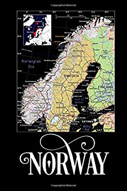 Norway : Map of Norway Notebook book by Clementine Journals: 9781678729318