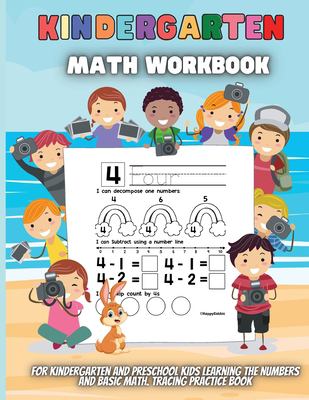 Kindergarten Math Workbook : For Kindergarten and Preschool Kids ...