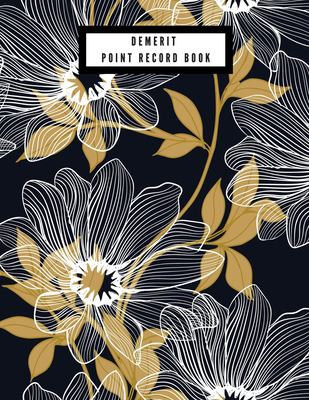 Demerit Point Record Book : Demerit Log Sheet Organizer- Reference ...