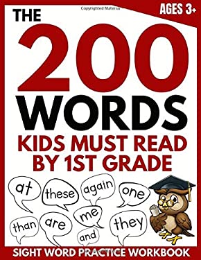 The 200 Words Kids Must Read by 1st Grade : Sight Word Practice ...