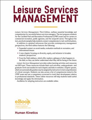 Leisure Services Management book by Amy R. Hurd, Robert J. Barcelona ...