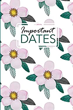 Important Dates : Birthday and Anniversary Reminder Book Pink Flower ...