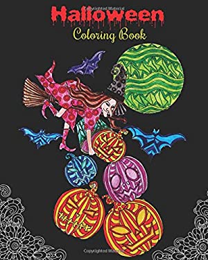 Halloween Coloring Book : Gorgeous Halloween Coloring Book: Halloween ...