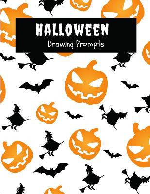 Halloween Drawing Prompts book by Kurt M. Notebooks: 9781729136249