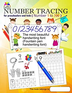 Number Tracing Book for Preschoolers and Kids Ages 4+ Number 1 To 100 ...