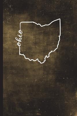 Ohio: 6" x 9" | 128 Pages: Ohio State Silhouette Hand Lettering Cursive ...