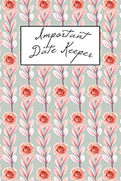 Important Date Keeper : Pink Flowers book by Jenily Publishing ...