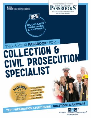 Collection and Civil Prosecution Specialist book by National Learning ...