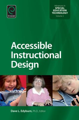 Accessible Instructional Design book by Dave L. Edyburn: 9781785602894