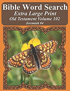 Bible Word Search Extra Large Print Old Testament Volume 102 : Jeremiah ...