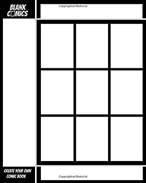 Blank Comics Create Your Own Comic Book: Draw Your Own Cartoon ...