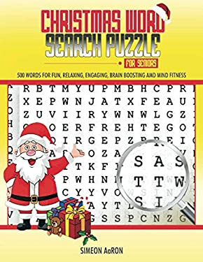 Christmas Word Search Puzzle for Seniors : 500 Large Print Words for ...