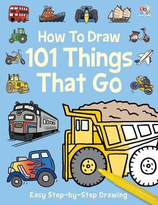 How to Draw 101 Things That Go : Easy Step-By-Step Drawing used book by ...