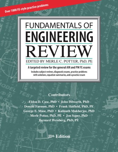 Fundamentals of Engineering Review book by Merle Potter: 9781888577884