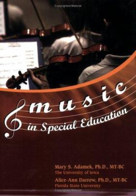 Music in Special Education used book by Alice-Ann Darrow Mary Adamek ...