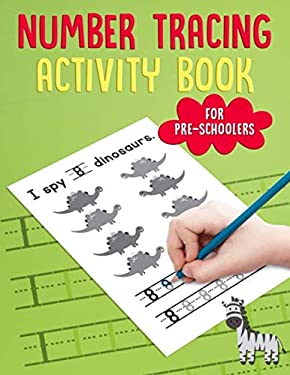 Number Tracing Activity Book for PreSchoolers : Traceable Number ...