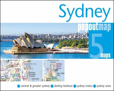Sydney PopOut Map - pocket-size, pop up map of Sydney city centre copy ...