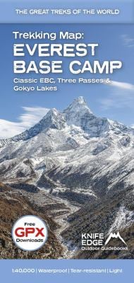 Trekking Map: Everst Base Camp : Classic EBC, Three Passes and Gokyo ...