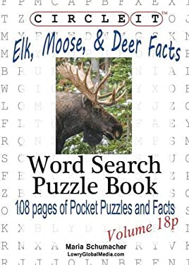 Circle It, Elk, Moose, and Deer Facts, Pocket Size, Word Search, Puzzle ...
