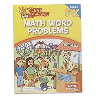 Kenny Kangaroo Series Math Word Problems Educational Workbook Grade PK ...
