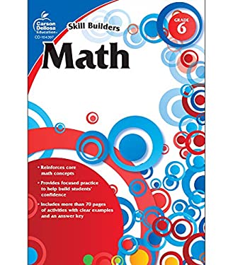Math, Grade 6 book by Carson-Dellosa Publishing Staff: 9781936023288