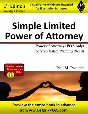 Simple Power of Attorney : Fillable Power of Attorney (POA Only) For ...
