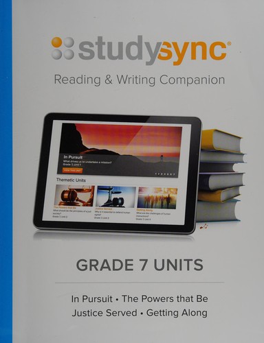 StudySync Grade 7, Reading and Writing Companion Units 1-4 used book by ...
