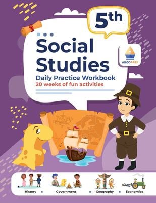 5th Grade Social Studies : Daily Practice Workbook 20 Weeks of Fun ...