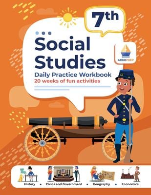7th Grade Social Studies : Daily Practice Workbook 20 Weeks of Fun ...