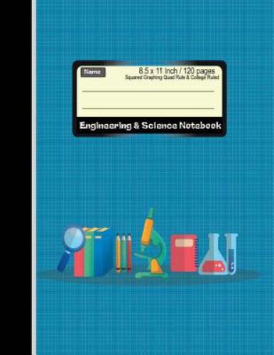 Engineering And Science Notebook Squared Graphing Quad Rule And Collage