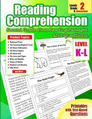 9: Reading Comprehension: Levels K and L Second Grade Close Reading ...